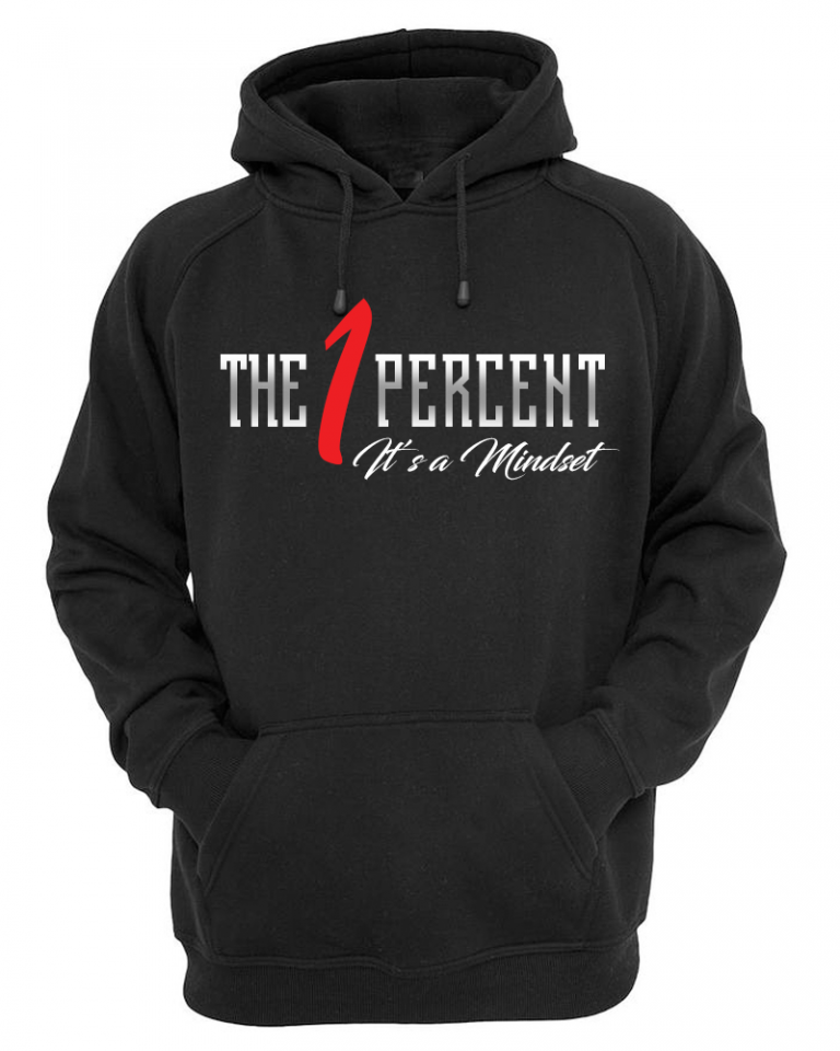 Original Logo Hoodies | The 1 Percent Mindset | Michael Ducille